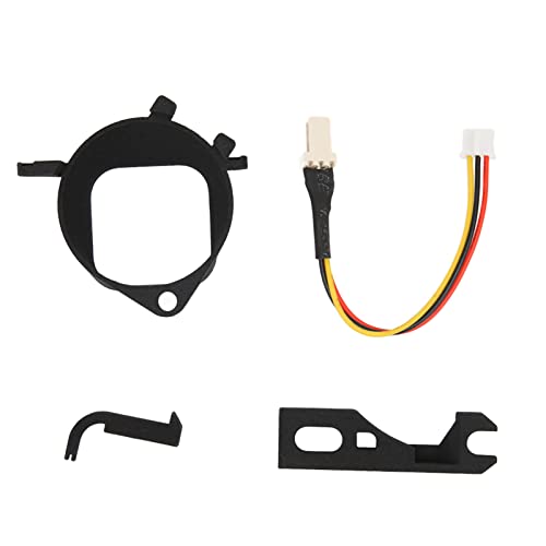Console Cooling Fan Mount, ABS Material Keep Silent Wearable Mini Fan 3D Print Mount Kit 10K Cable for Game Controller