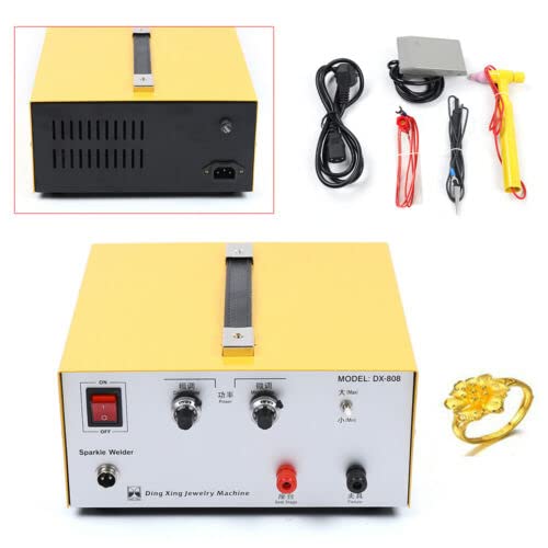 Electric Jewelry Pulse Welding Machine Pulse Spark Spot Welder Gold Soldering 80A