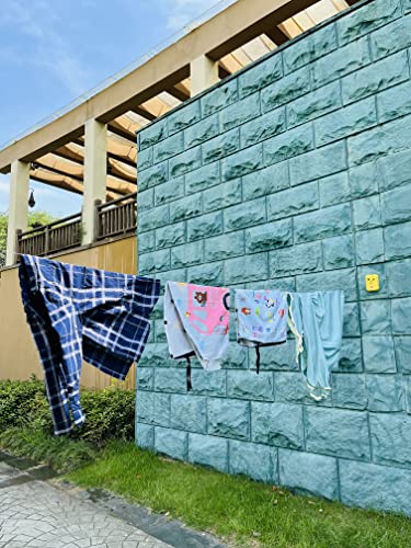 Retractable Clothesline, Clothes Line Retracting Indoor, Laundry Line Retracting Outdoors, Clothes Drying Wall Mount, Lock to Prevent Sagging