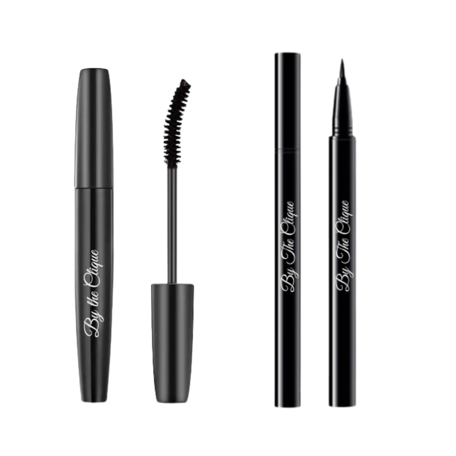 By The Clique Premmium Black Lengthening Mascara and Liquid Eyeliner | Smudge proof - All Day Stay
