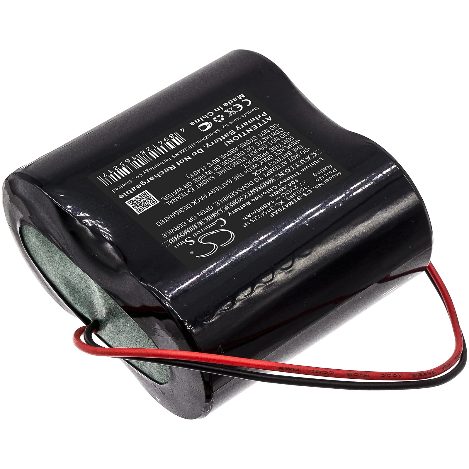 Cameron Sino Battery for Seametrics AG2000 Flowmeter, iMag4700 Flowmeter PN:Seametrics 100889, XL-205F/2S1P 14500mAh