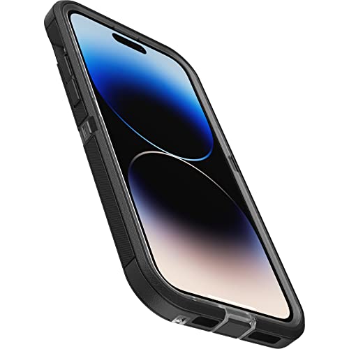 OtterBox Defender XT Case for iPhone 14 Pro Max with MagSafe, Shockproof, Drop Proof, Ultra-Rugged, Protective Case, 5X Tested to Military Standard, Clear/Black - Non-Retail Packaging