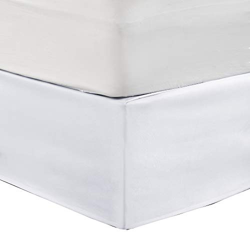 Madison Park Simple Fit Bedskirt, 6" W x 236" L + 26" D, White