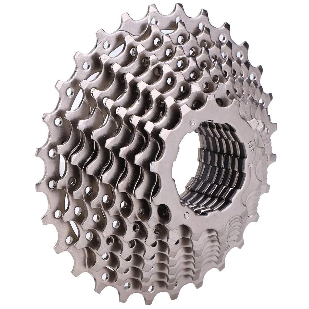 BOTEGRA durable wear-resistant Road Bike Freewheel Cassette Sprocket Bicycle Replacement Equipment for trail riding(10S 11-28T)