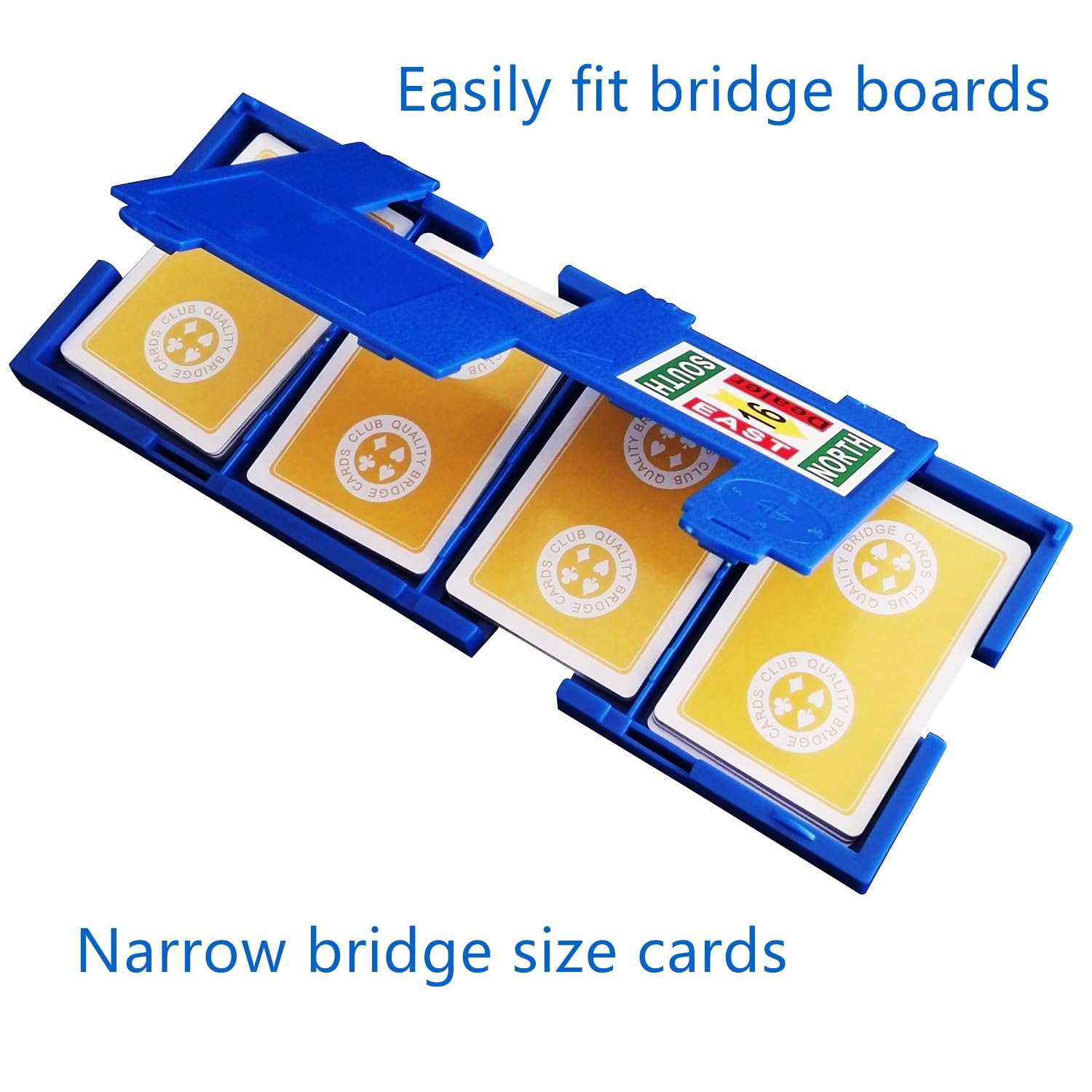TSB Jumbo Index Bridge Cards Pack of 12 Decks - 6 Colors Jumbo Print Bridge Playing Cards - with Single Box for Easy Storage(12 Decks in 6 Colors)