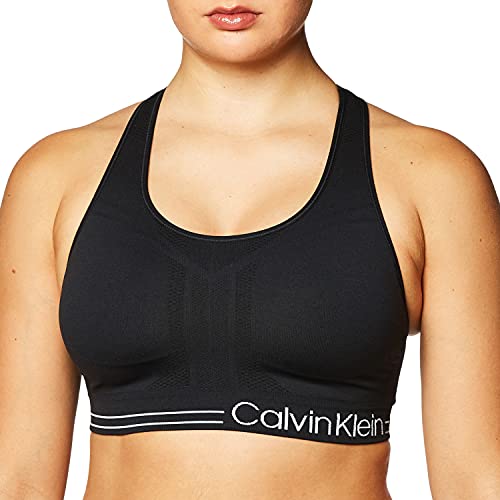 Calvin Klein Performance Women's Small Impact Bra W/Rem. Cups, Black