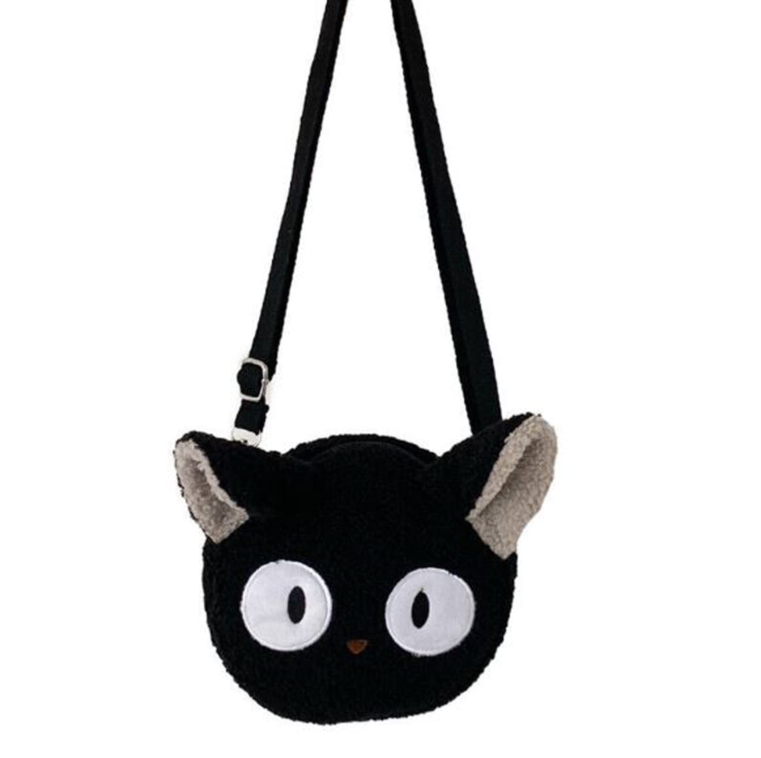 Cute Plush Crossbody Bag Fluffy Animal Shoulder Bag Cat Handbags with Adjustable Straps For Women (Cat)