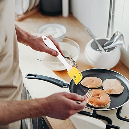 Crepe Oil Applicator 1 grilling accessories set pancake spreading tool pancake pan oil applicator with oil brush and brush cleaner tray camping grill Pancake Making Tool