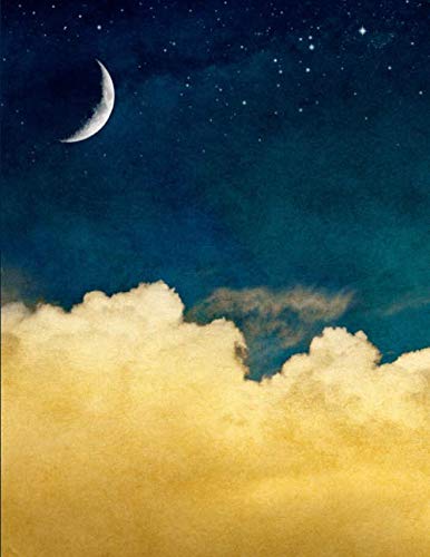 Huge Notebook | 300 Lined Pages, Night Sky Theme: 8.5 x 11 in, with Table of Contents and Page Numbers, Goldingās Large Journal Series