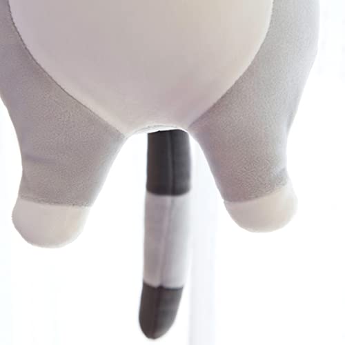 Rexinc Long Cat Plush Pillow Toy Sleeping Pillow Cute Cartoon Cat Stuffed Animals Soft Long Body Pillow Gift for Kids(19.68in,Gray)