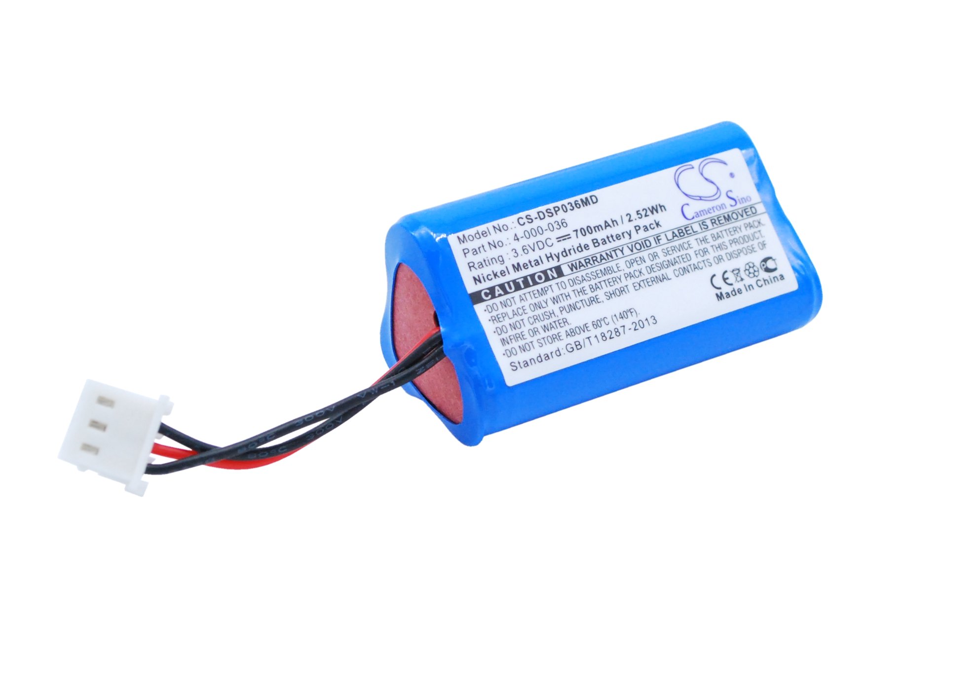 LIONX Battery Replacement for Drummond Scientific Portable Pipet-Aid PK Portable Pipet-Aid XL Portable Pipet-Aid XP2 4-000-036 700mAh / 2.52Wh 3.6v Blue
