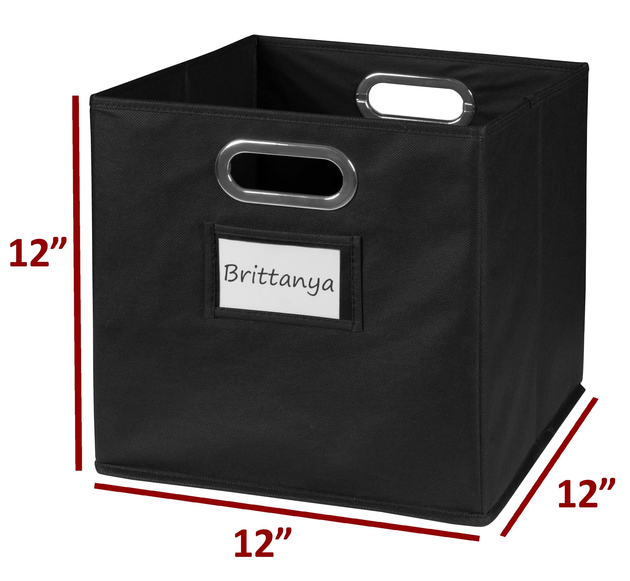 Niche Cubo Storage Set - 2 Cubes and 1 Canvas Bin- Truffle/Black