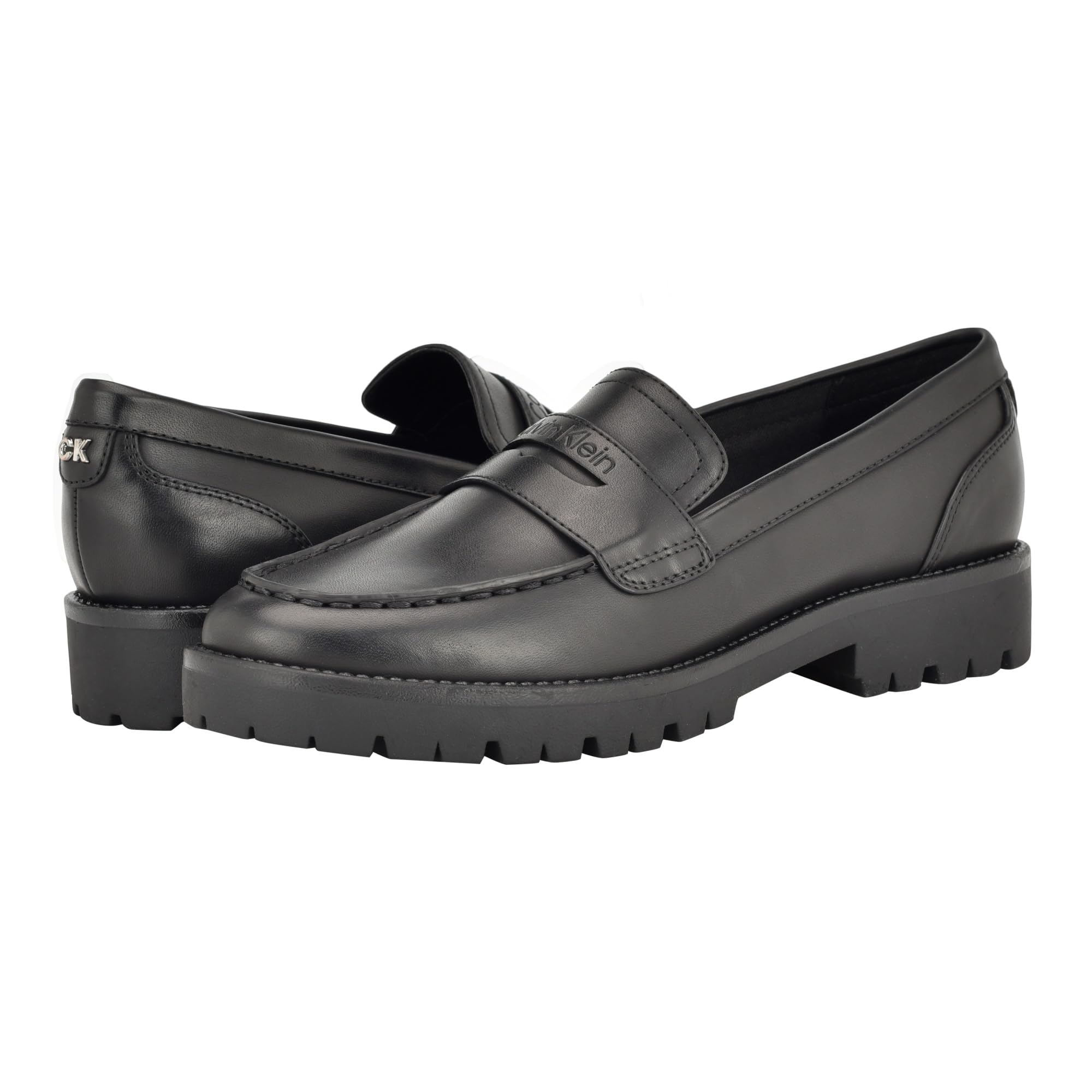 Calvin Klein Women's FRENZA Loafer, Black 001, 9