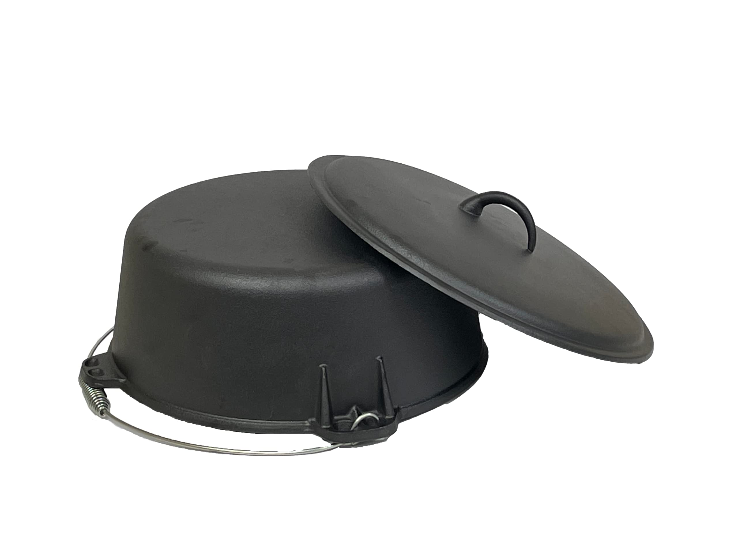 Cuisiland Seasoned 12 Quart 14 inch Cast Iron Dutch Oven Dome Lid