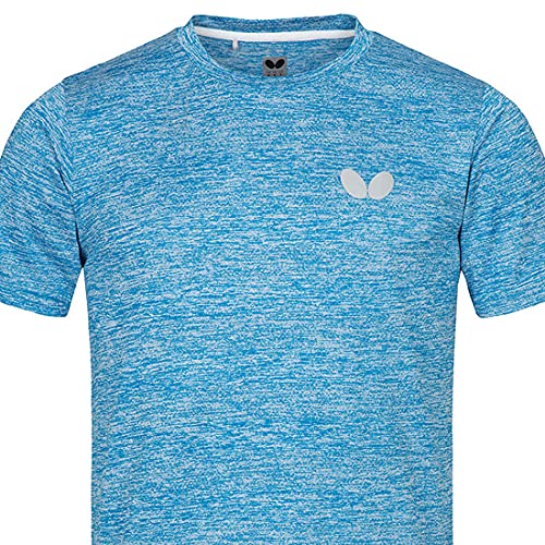 Butterfly Standard T-Shirt, Blue, Large