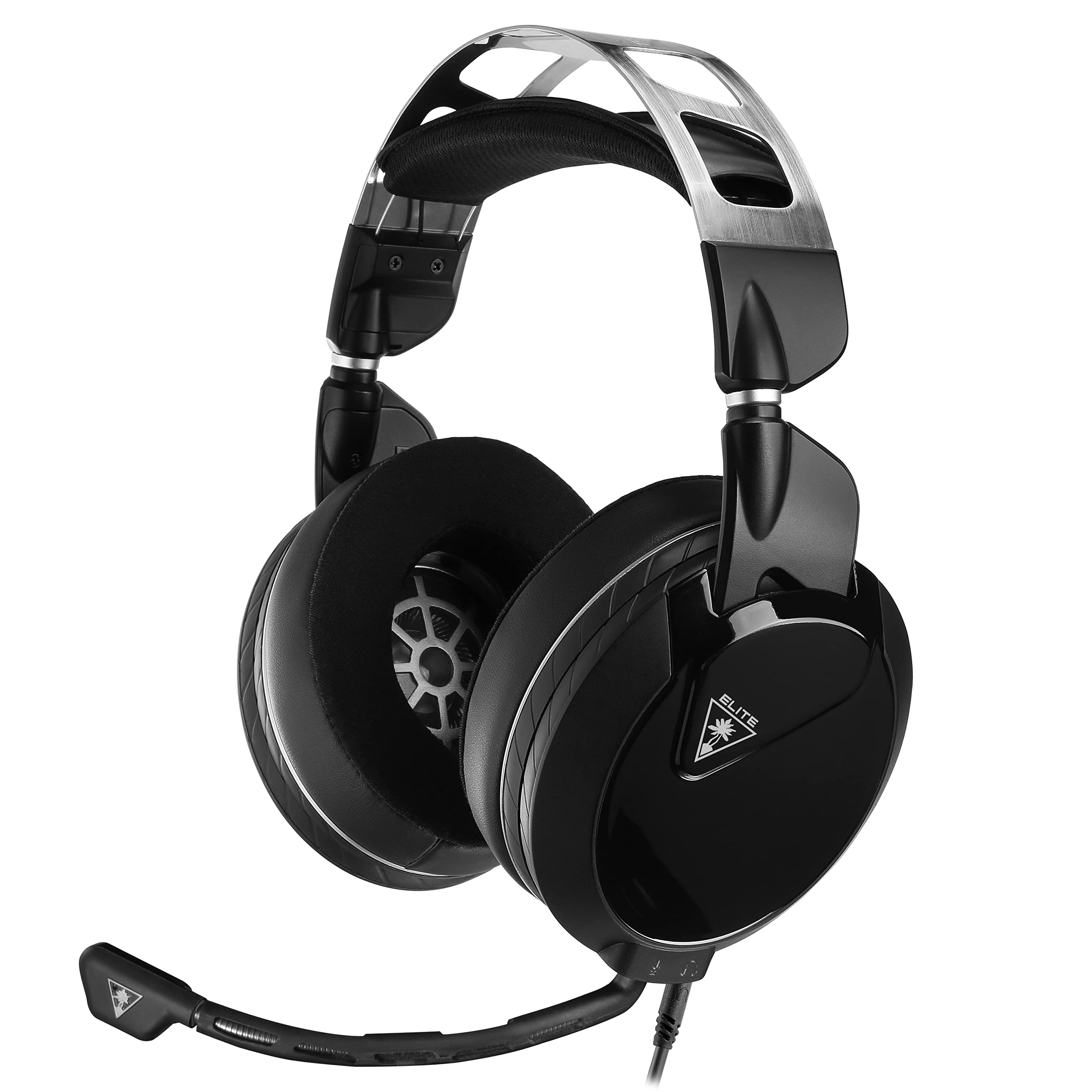 Turtle Beach Elite Pro 2 Performance Gaming Headset for PC & Mobile with 3.5mm, Xbox Series X| S, Xbox One, PS5, PS4, PlayStation, Nintendo Switch – 50mm Speakers, Metal Headband - White