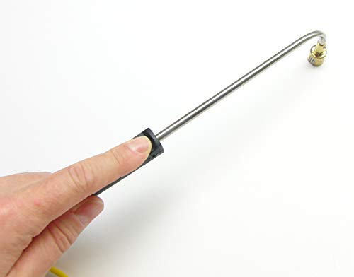 Digital k-Type Thermocouple Thermometer with Angled High Temperature Surface Probe Sensor