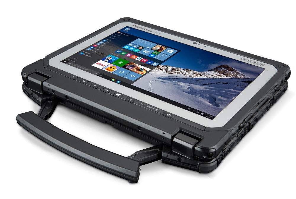 Panasonic Toughbook CF-20 10.1-inch Multi Touch Laptop, m5-6Y57@1.1GHz, 8GB, 128GB SSD, Wi-Fi, Bluetooth, Dual Pass, Webcam, Rear Camera, Emissive Backlit Keyboard, Win 10 Pro, 4G LTE (Renewed)