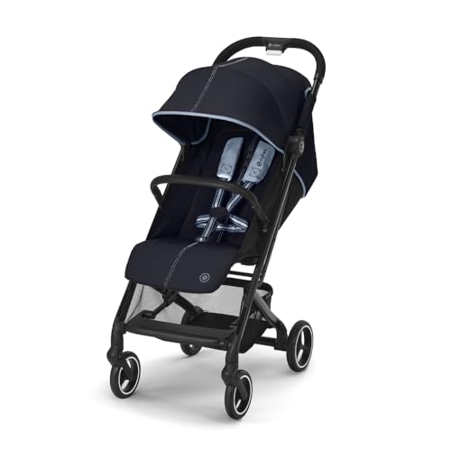 CYBEX Beezy 2 Compact and Lightweight Travel Stroller - Compatible with CYBEX Car Seats, Ocean Blue