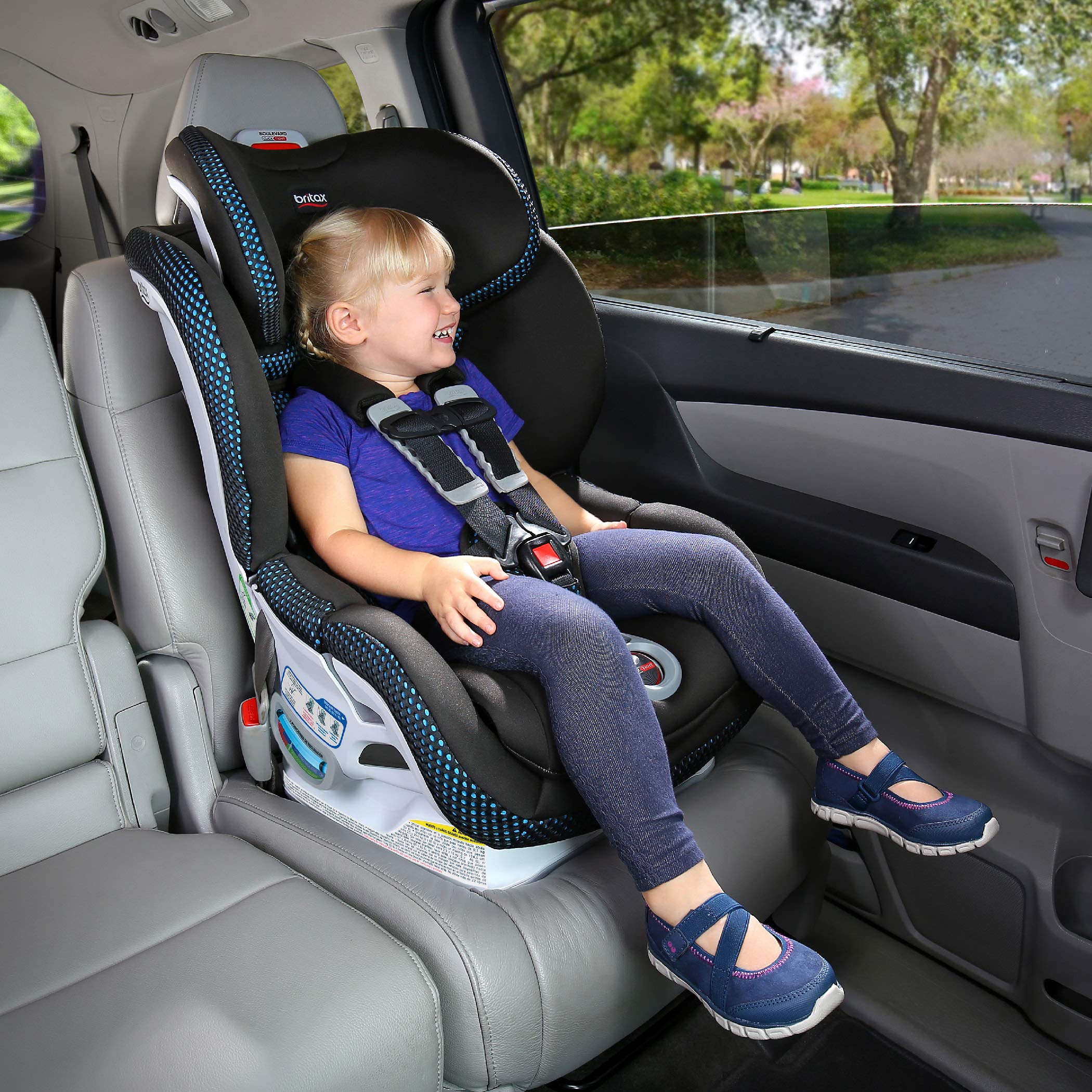 Britax Boulevard ClickTight Anti-Rebound Bar Convertible Car Seat, Trek