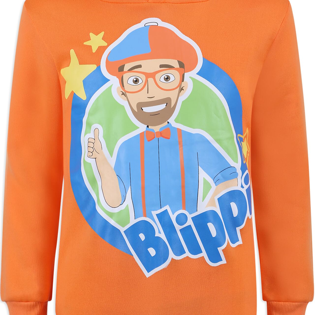 Blippi Boys Zip Up Hoodie and Pullover Hooded Sweatshirt for Toddlers and Big Kids Navy