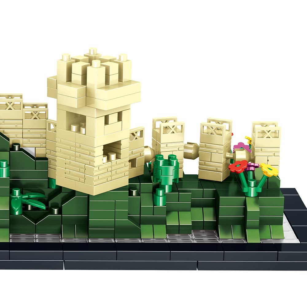 TzFioy Great Wall of China Building Blocks Set (1202Pcs) Famous World Architecture Fortifications Educational Toys Micro Bricks for Kids Adults