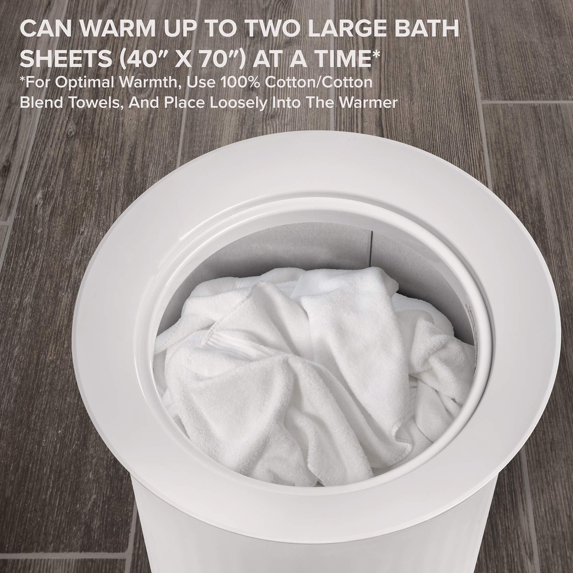 Live Fine Towel Warmer | Bucket Style Luxury Heater with LED Display, Adjustable Timer, Auto Shut-Off | Fits 40β x 70β Oversized Towel