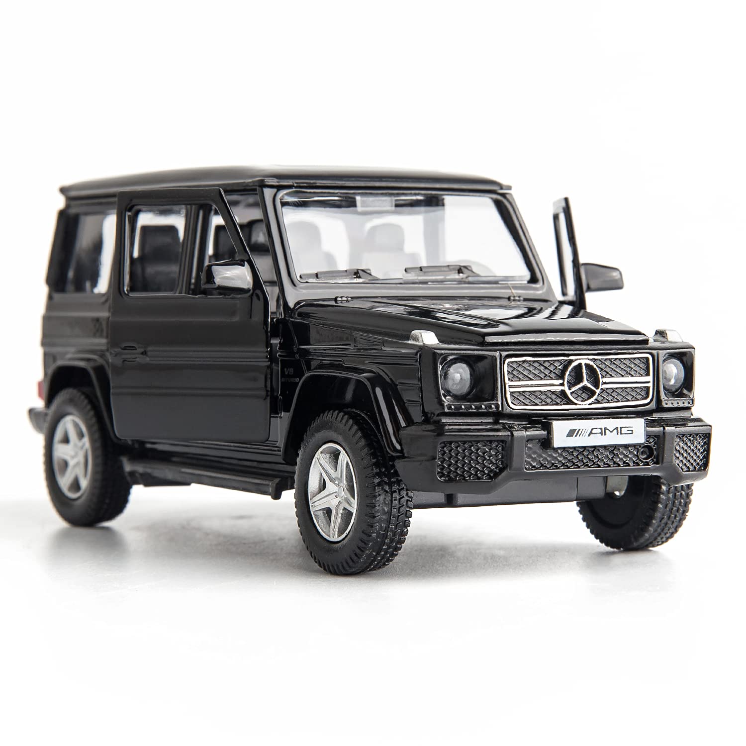 RMZ City 1:36 Diecasting Alloy Car Model Benz G63 AMG Toy Car, Pull Back Vehicles Toy Car for Toddlers Kids Boys Girls Gift Black