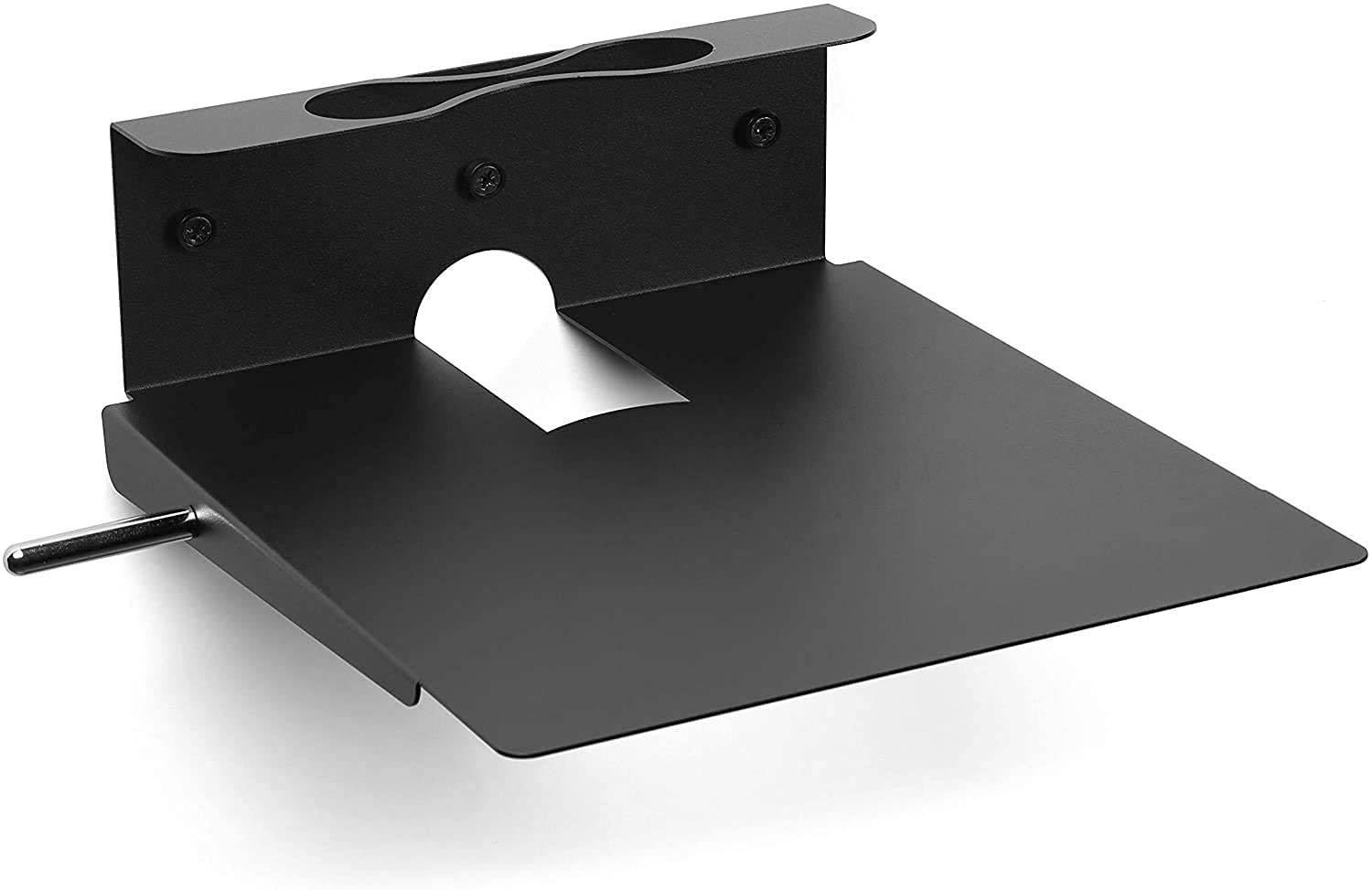 Borangame - Horizontal Wall Mount Compatible with All PlayStation PS4 Models (First Series, Slim and Pro), PS5 & XBOX, Stand in Powder-coated Iron, Space for 2 Pad and 1 Gaming Headphone Holder