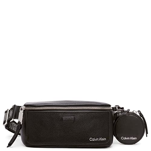 Calvin Klein Millie Novelty Belt Bag, Black/Silver