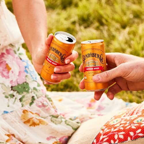 Bundaberg Ginger Beer, 6.8 fl oz Cans, (24 Pack)