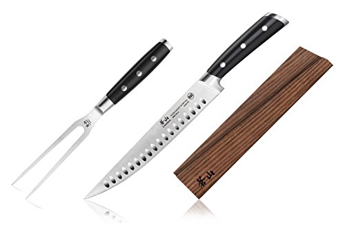 Cangshan TS Series 1020496 Swedish 14C28N Steel Forged 2-Piece Carving Set