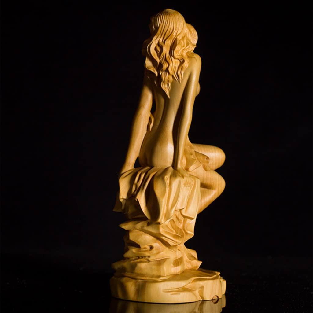 DLVKHKL Car Decoration Boxwood Carving Crafts Decoration Solid Wood Carving Home Textiles
