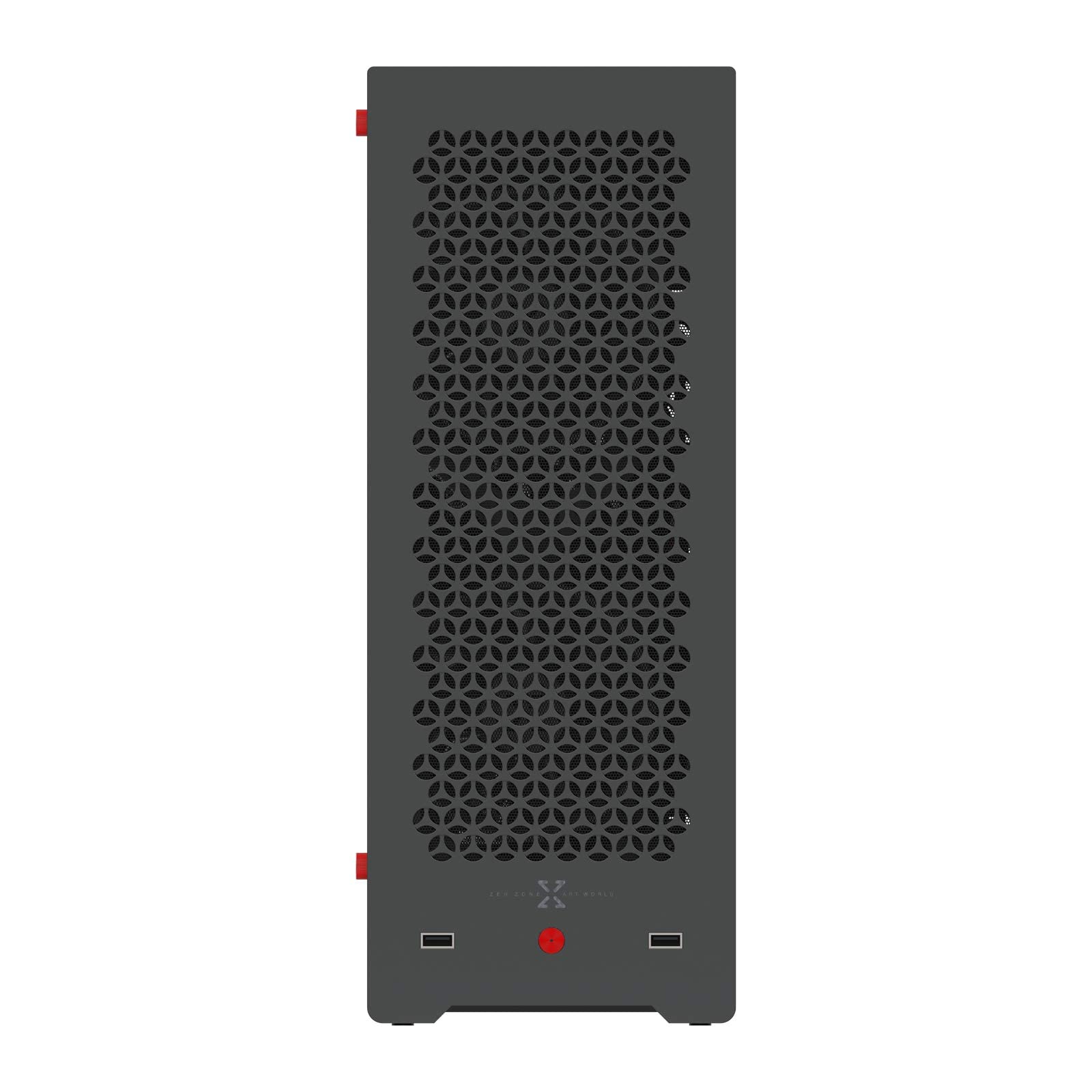 C1(C1 Upgraded Version)Micro ATX Computer Case for PC 2023 Mid Tower Aluminum Alloy Large Side Penetration MATX ITX Gaming Case in-Line Long Graphics Card ATX Power Supply 240 Water-Cooled Hard Drive