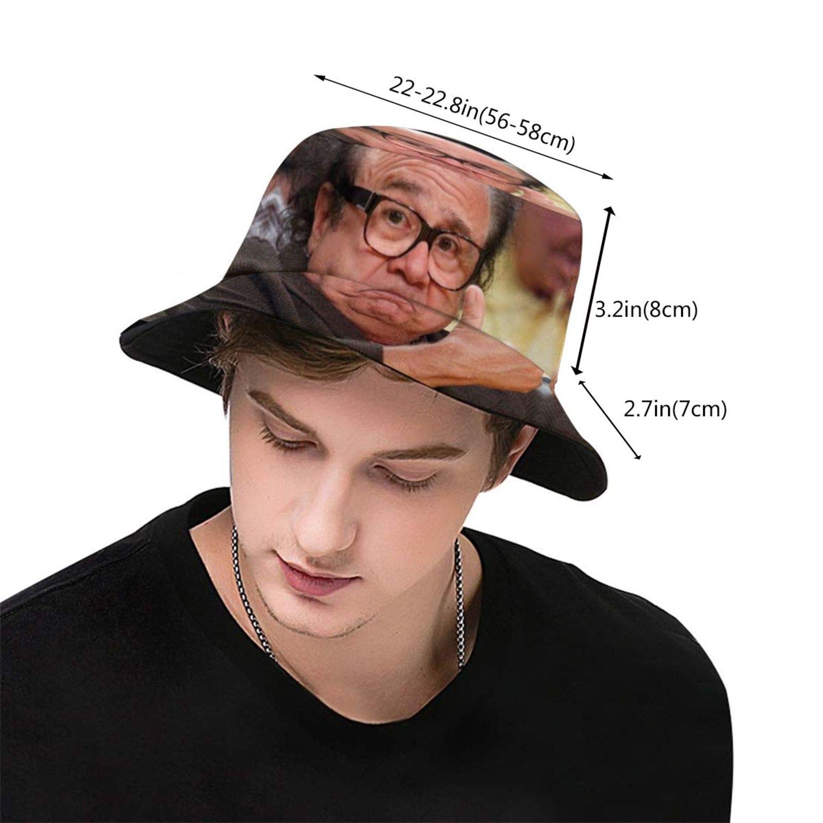 Dann-Y Devit-O Approves Unisex Bucket Hat Summer Travel Beach Sun Hats Outdoor Cap