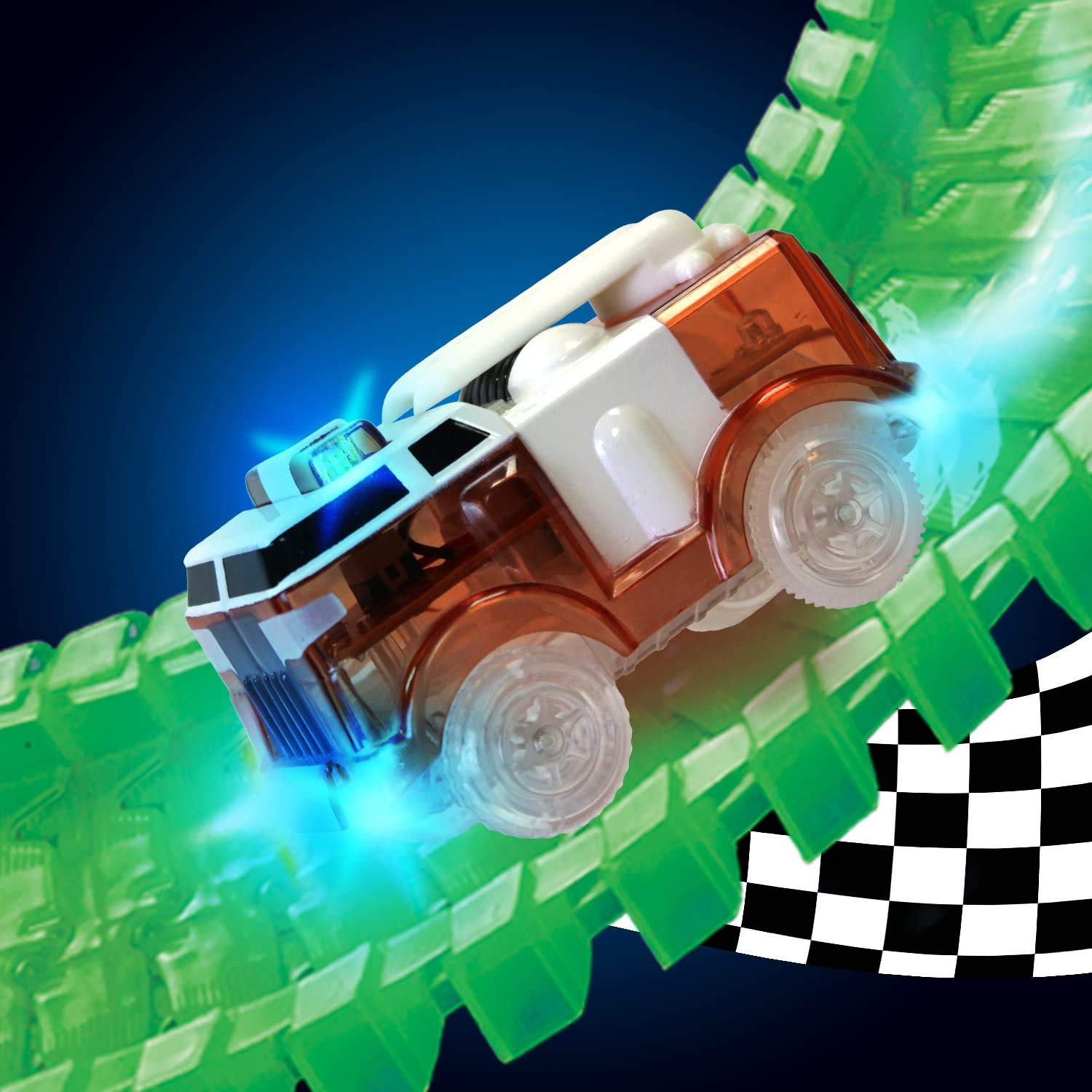 ONTEL Magic Tracks - Fire Truck & Police Car