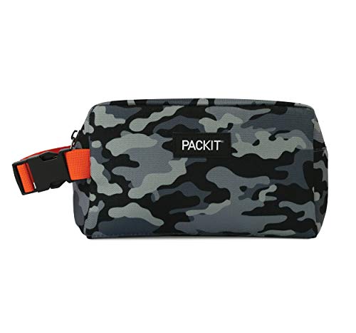 PackIt Freezable Snack Box, Charcoal Camo