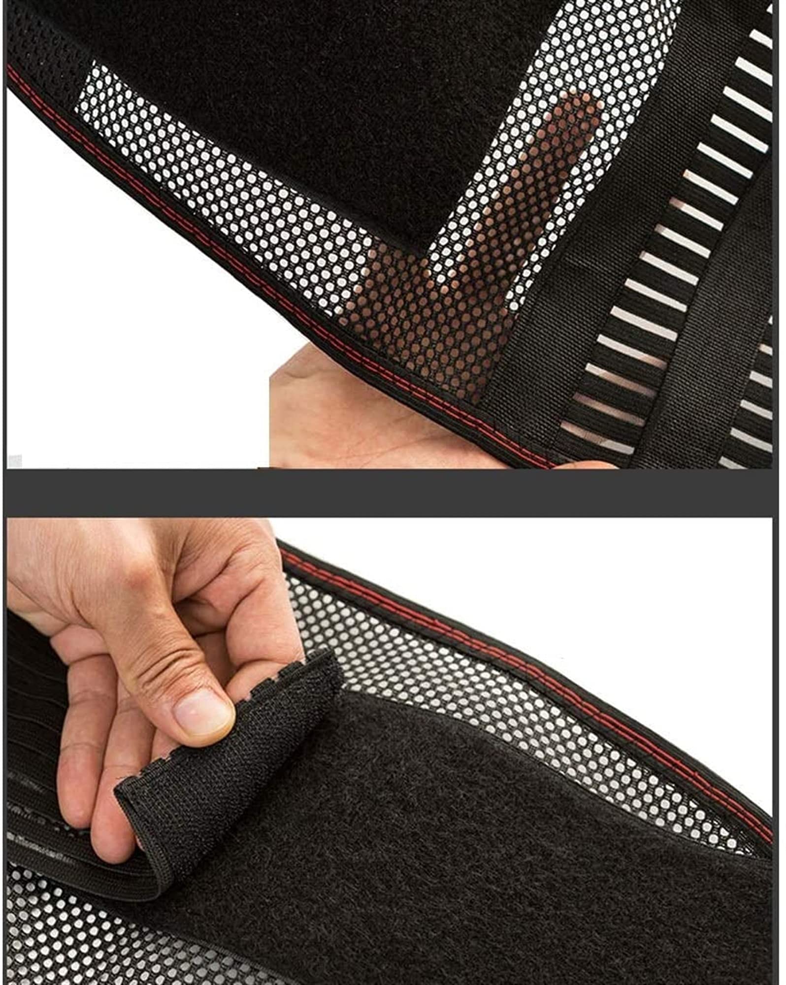 Breathable Lumbar Support Pain Relief Adjusable Self-Heating Magnetic Therapy Prevention Spine Injury and Improves Posture Lower Back Belt Brace Unisex (Size : X-Large)