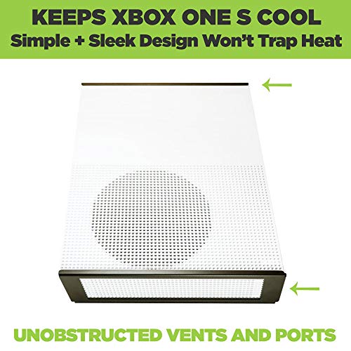 HIDEit Mounts X1S Wall Mount for Xbox One S - Patented in 2019, Made in USA - Steel Mount for Xbox One S to Safely Store Your Xbox One S on Wall Near or Behind TV