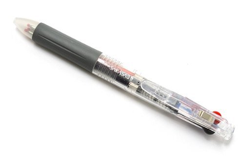 Zebra Sarasa 3 Color Gel Ink Multi Pen - 0.5 mm - Clear Body