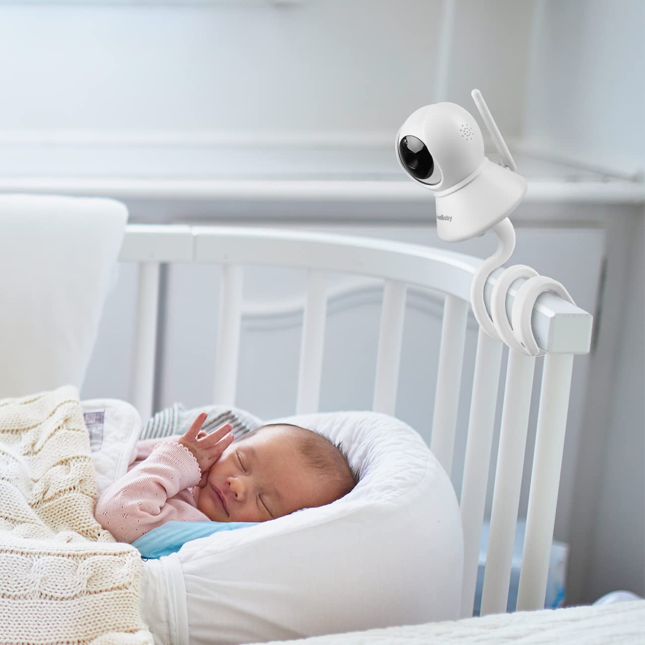 Koroao Flexible Twist Mount for GoodBaby SM35PTZ Baby Monitor Camera No Tools or Wall Damage Required