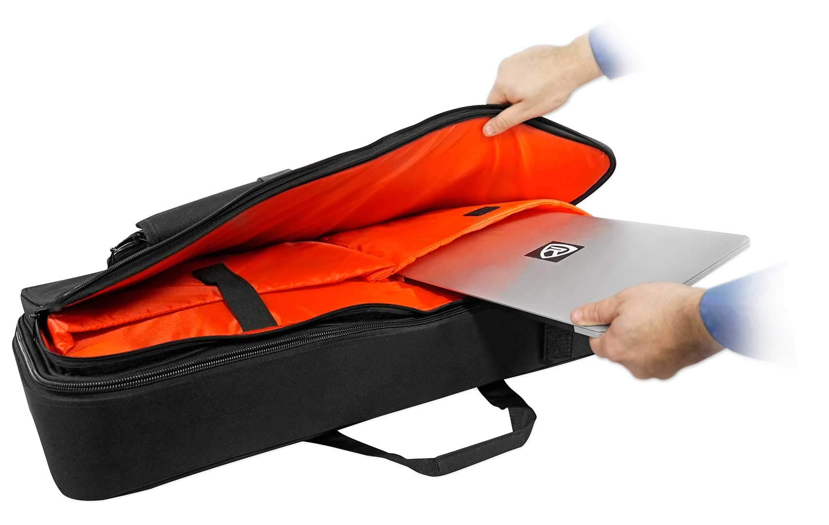 Rockville RDJB20 DJ Controller Bag Fits Mixdeck & Quad N4 NS6 DDJ-SX MC7000+More, Black