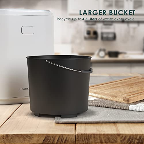 Homaz life Electric Kitchen Composter, Smart Waste Compost Machine, Indoor Countertop Food Cycler, 4.5 Liters