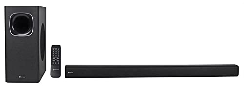 Rockville ROCKBAR 40" 400W Soundbar W/Wireless Subwoofer/Bluetooth/HDMI/Optical, Black
