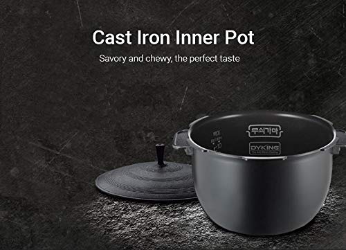 Cuchen USA Venus II Induction Heating Pressure Rice Cooker CJH-VEA0621SUS (6Cup) Shiny Black