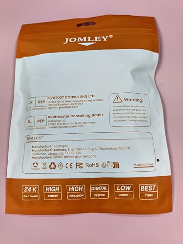 JOMLEY Dual XLR Female to 3.5mm Y-Splitter Cable, Unbalanced XLR Female to 1/8 Inch Mini Jack TRS Stereo Aux Interconnect Audio Mic Breakout Patch Cord - 2 Meter