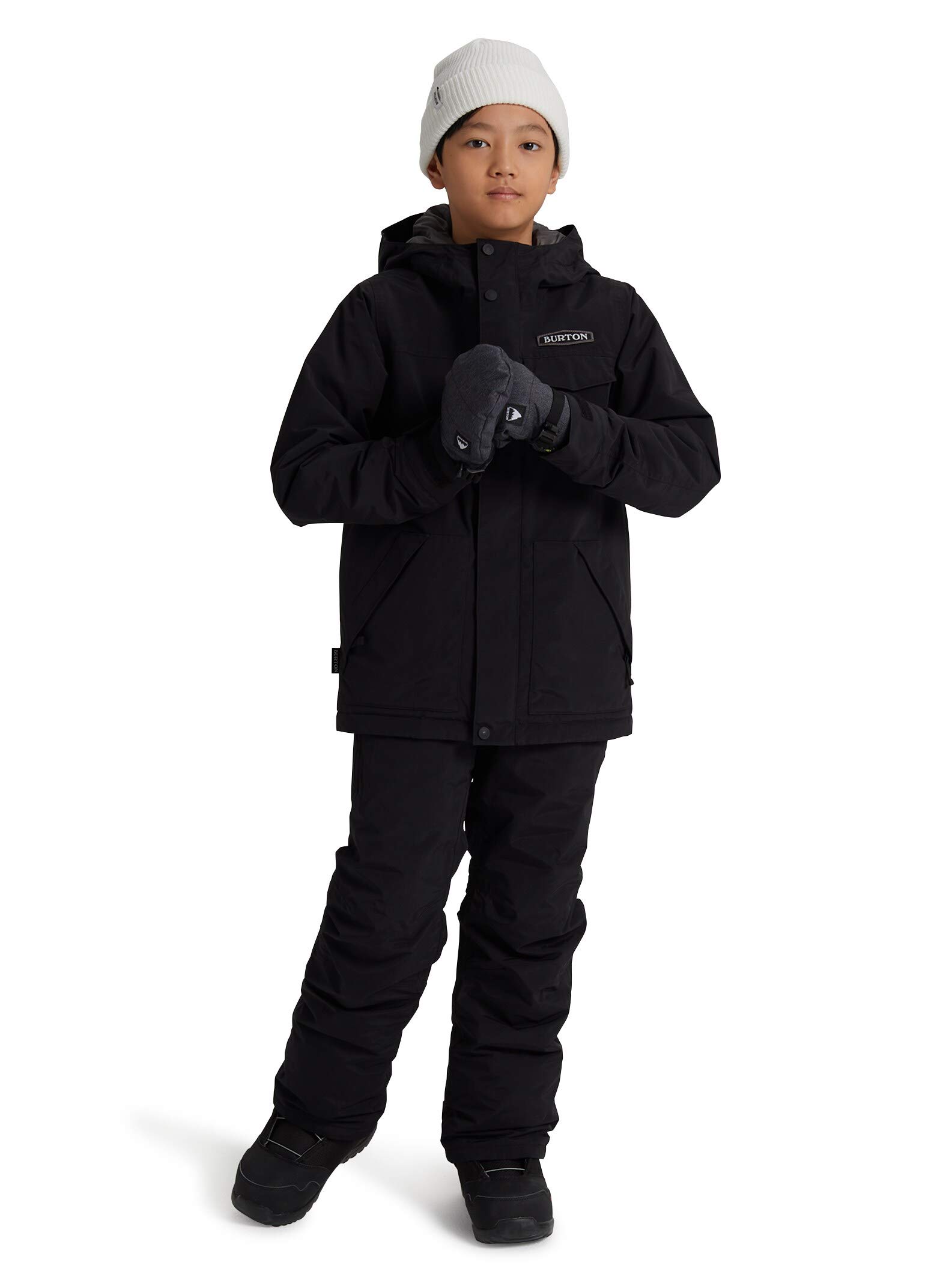 Burton Boys Dugout Jacket, True Black New, Large