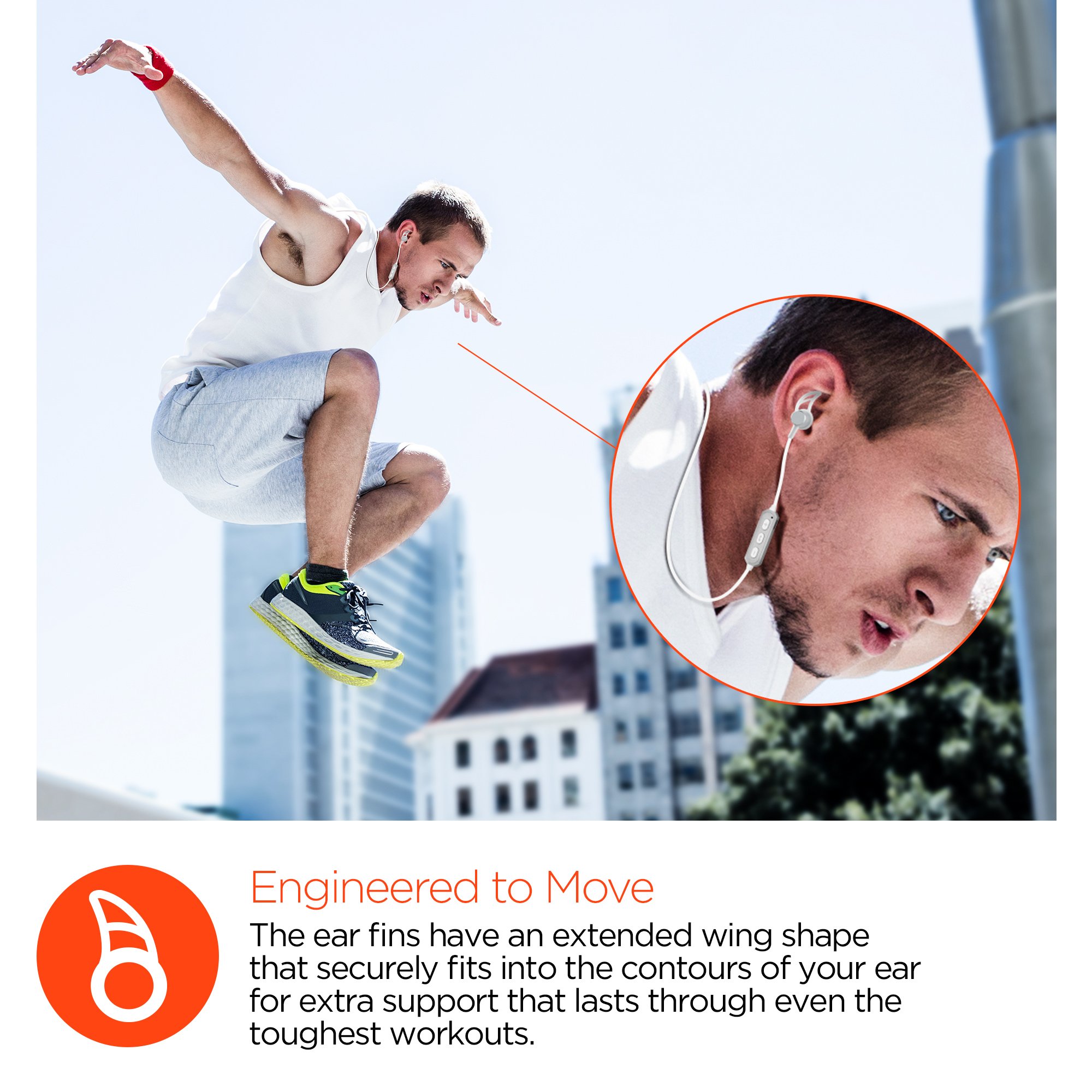 HyperGear MagBuds Wireless Stereo Sound Earphones. Sweatproof with Hands-free Microphone & Maximum Noise Isolation For Any Bluetooth Enabled Device