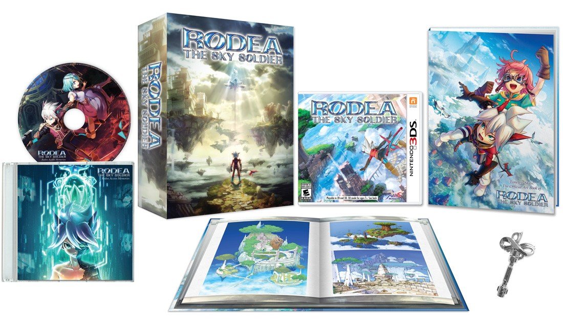 Rodea The Sky Soldier Collectors edition Nintendo 3DS (W/Bonus Key)