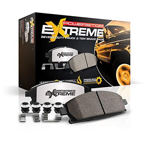 Power Stop Rear Z36-606 Carbon-Fiber Ceramic Brake Pads Truck and Tow Z37